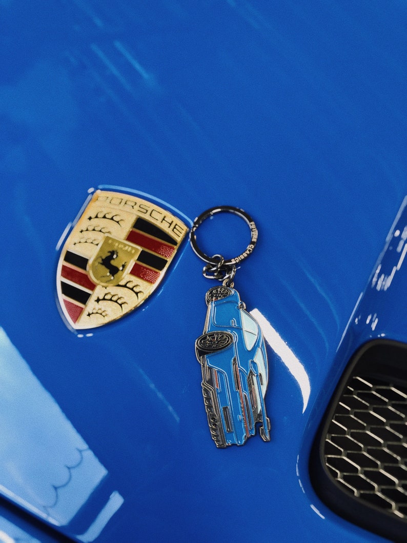 Porsche 911 992 GT3 Shark Blue Keychain - Etsy Hong Kong