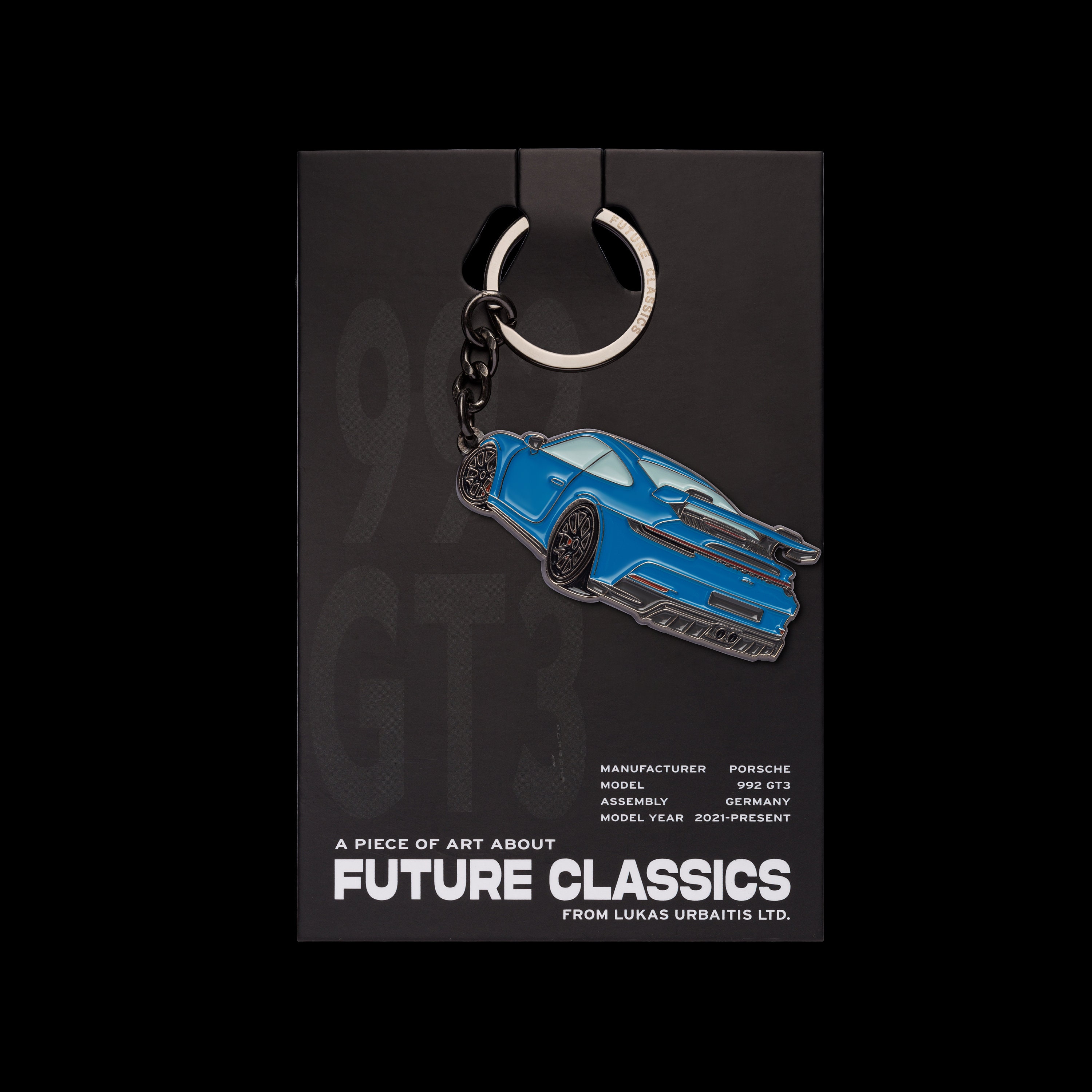 Porsche 911 GT3 Key Ring, 992, Keychain, Accessories, Sports Car ...