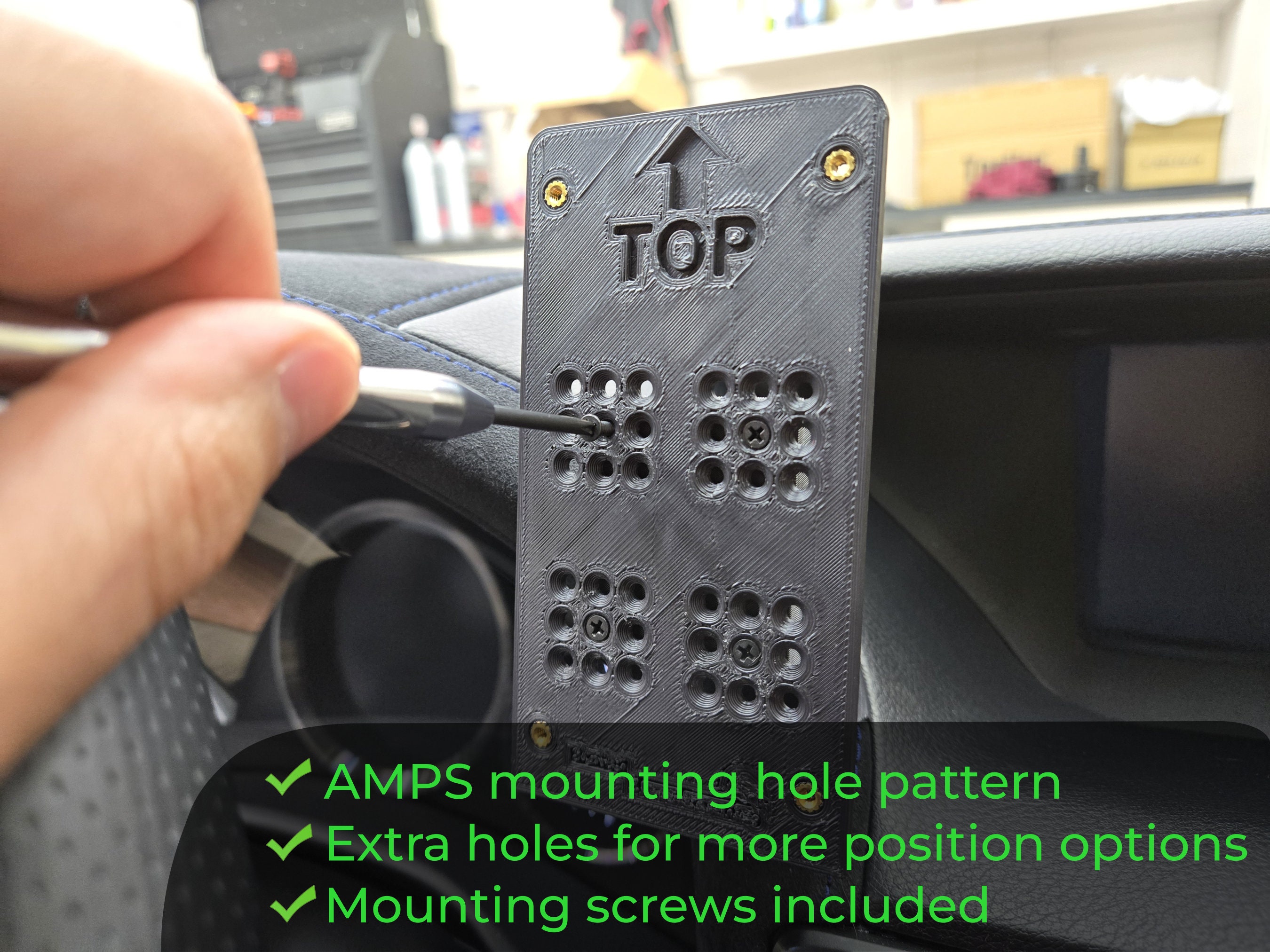 Phone Holder With AMPS Plate (wireless Charging Optional) - Etsy