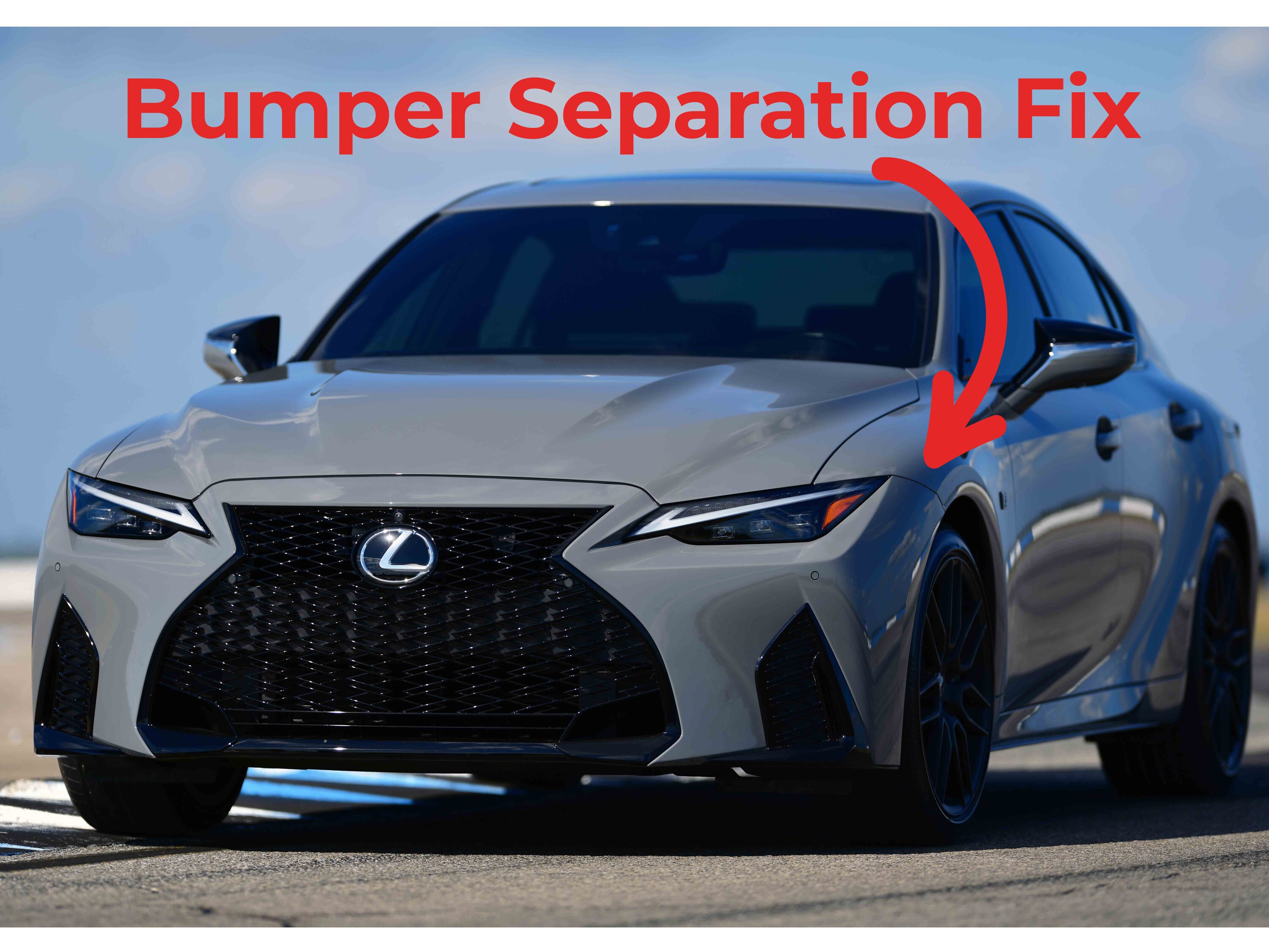 Lexus IS500 Bumper/apron Separation Repair Kit - Etsy