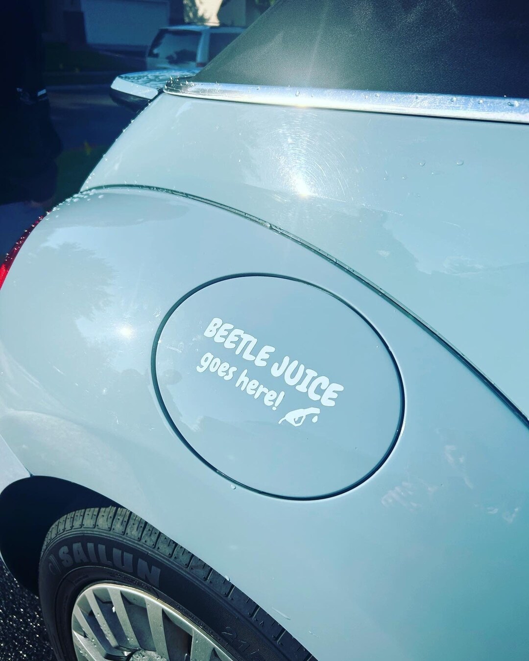 Beetle Juice VW Car Decal - Etsy