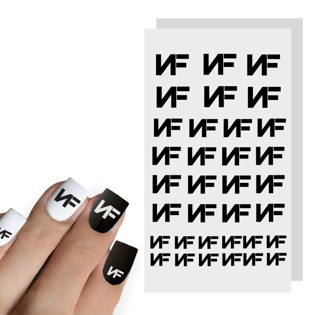 NF Inspired NAIL DECALS, Self-adhesive 34 Count, Nail Art, Easy to ...