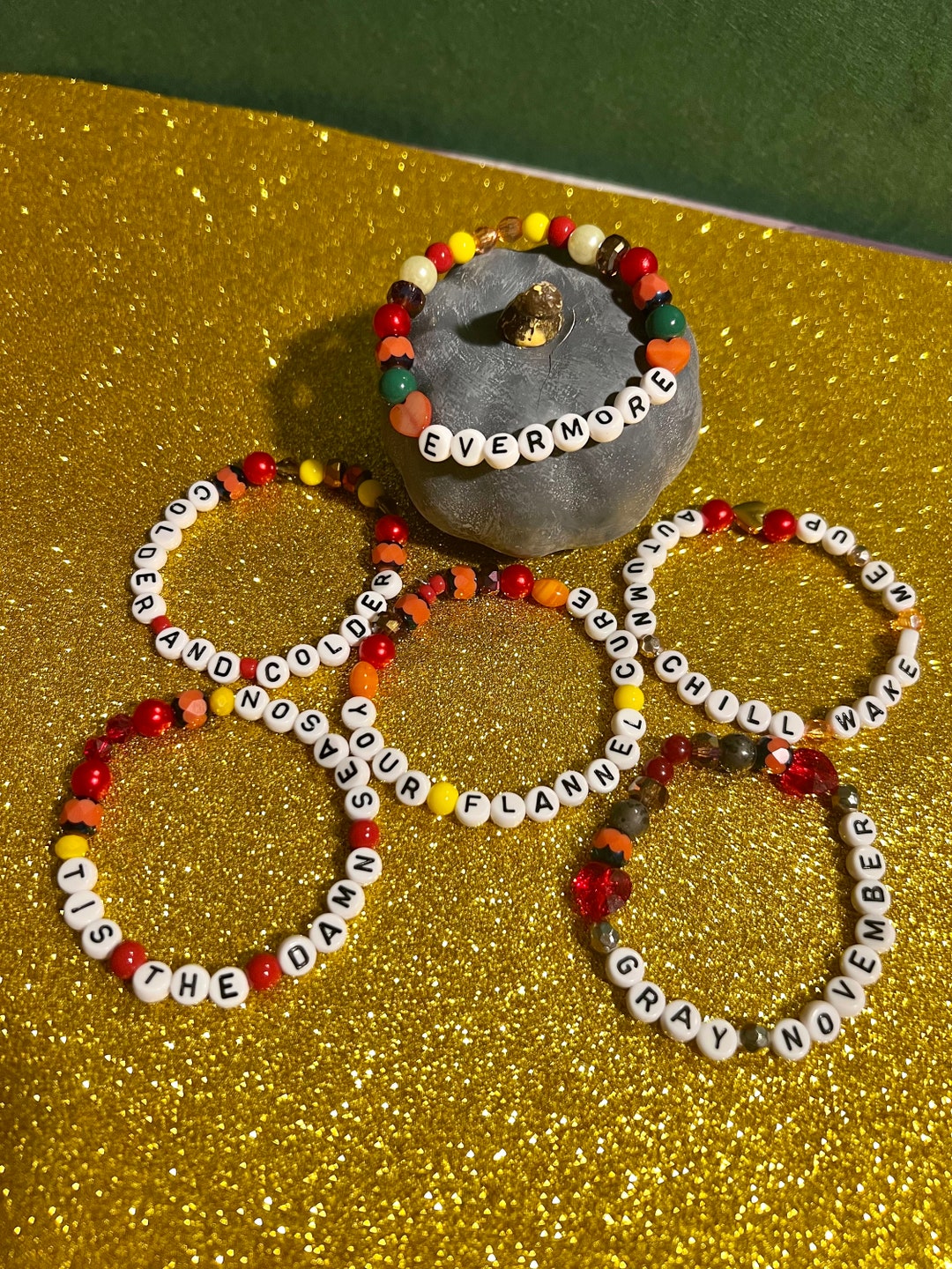 Autumn Evermore Taylor Swift Trading Friendship Bracelets set of 6 - Etsy