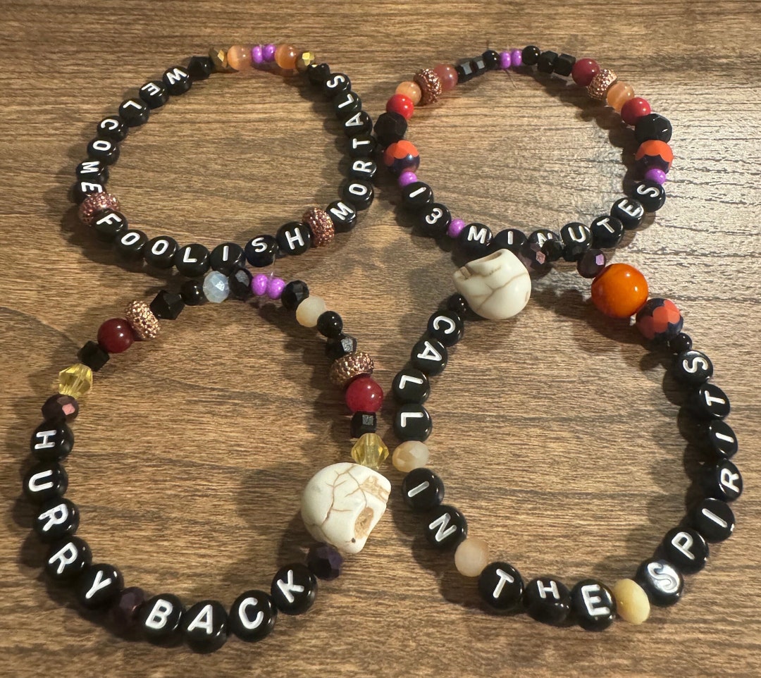 Haunted Mansion the Ride Friendship Trading Bracelets set of 4 - Etsy