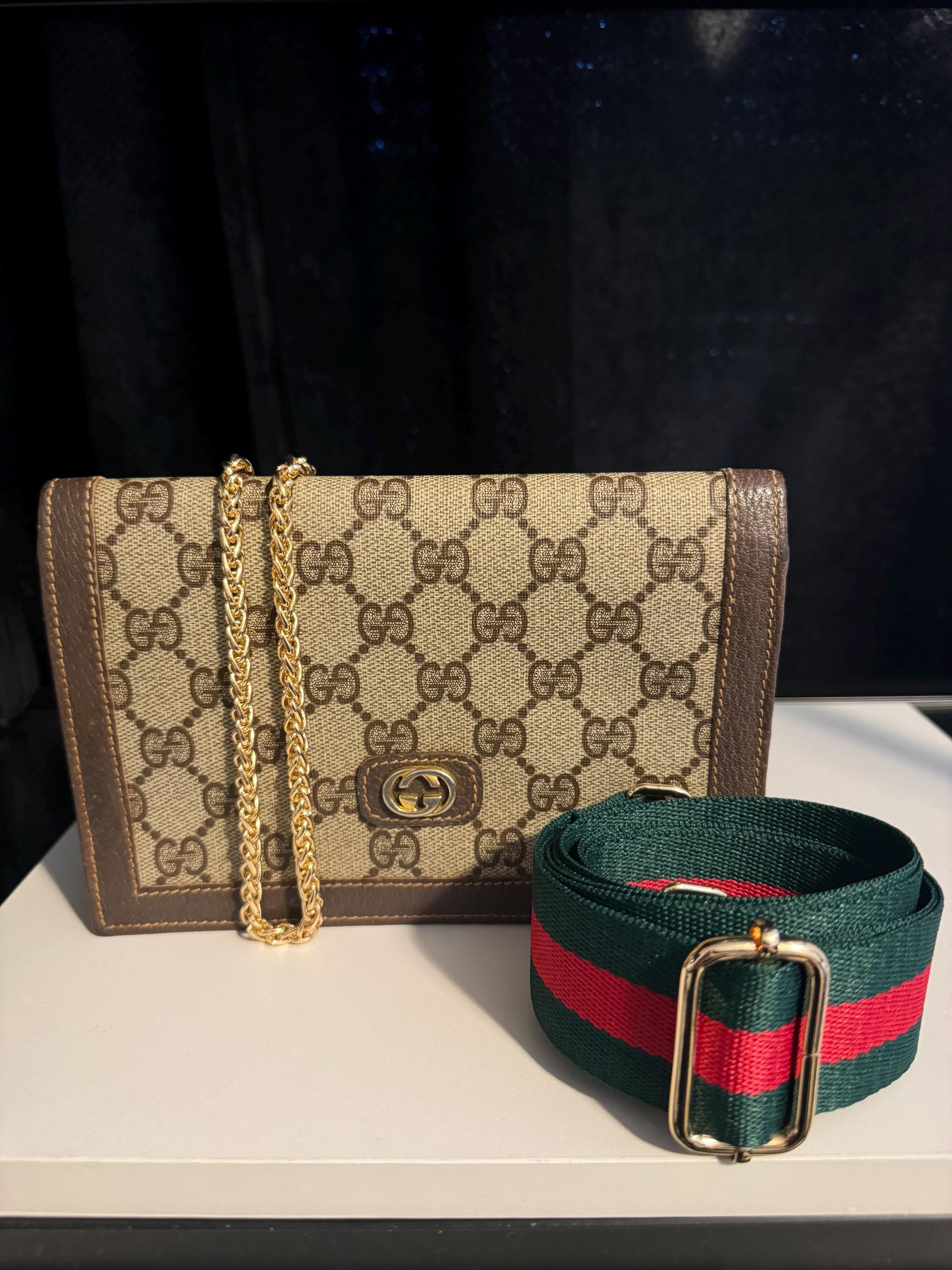 Gucci GG Wallet on Chain Crossbody Bag - Etsy