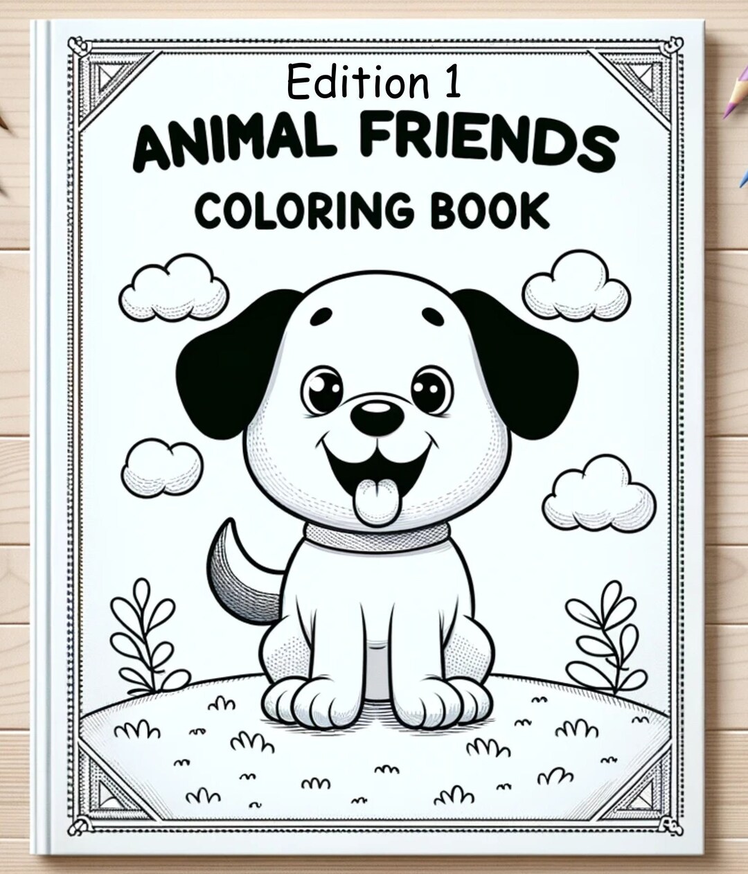 Animal Friends: A Simple and Fun Coloring Book for Kids Edition 1 ...
