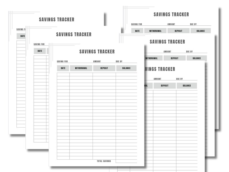 Editable Monthly Budget, Monthly Income & Expense Recorder, Monthly ...