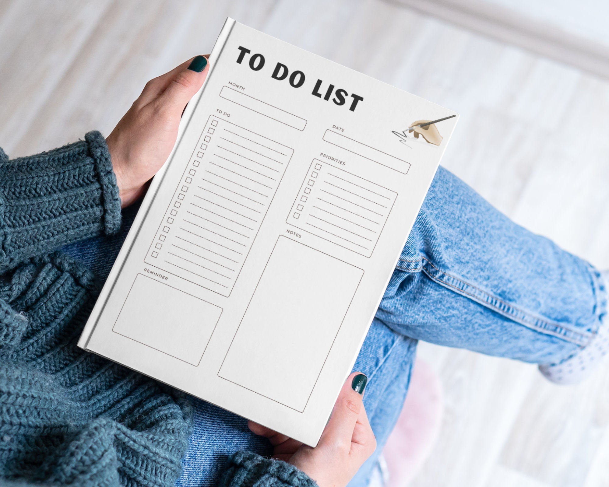 Minimal to Do List Printable Simple Tasks List Template - Etsy