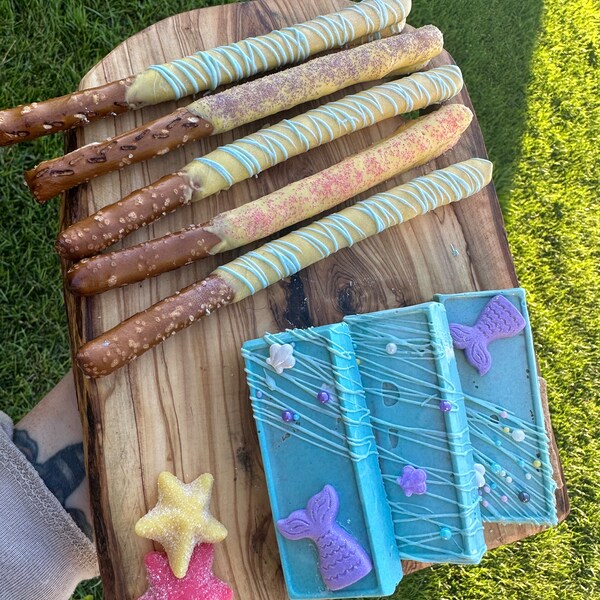 Mermaid Pretzel - Etsy