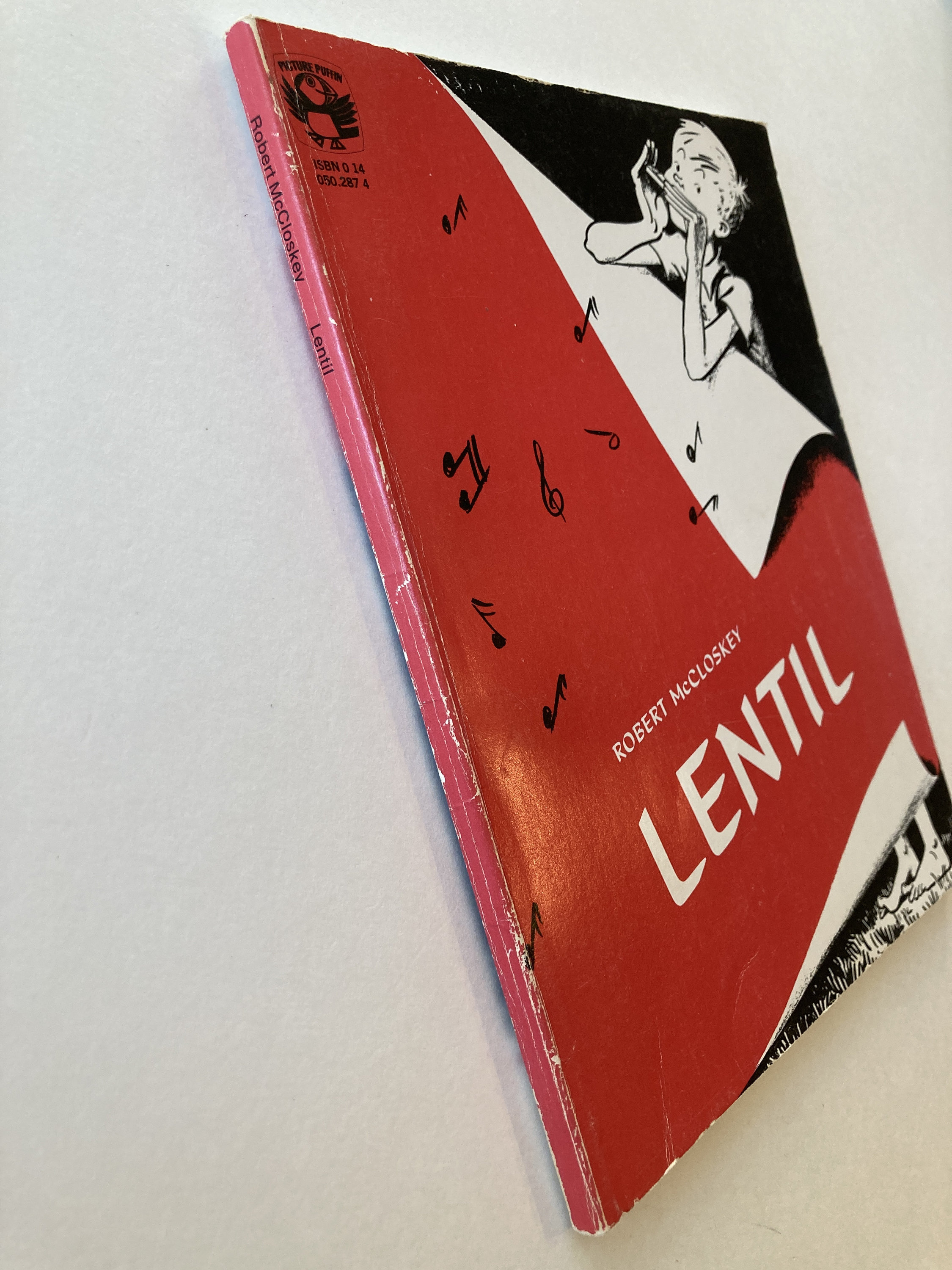 Lentil by Robert Mccloskey, 1987 Softcover Reprint, Vintage Children's ...