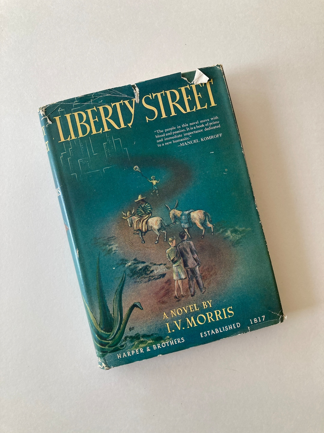 Liberty Street by I.V. Morris, 1944 Vintage Book Club Edition - Etsy