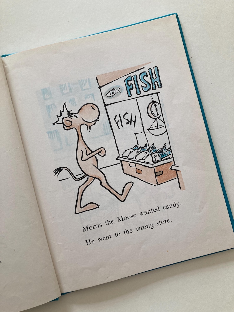Morris Goes to School by B. Wiseman, an I Can Read Book, 1970 Hardcover ...