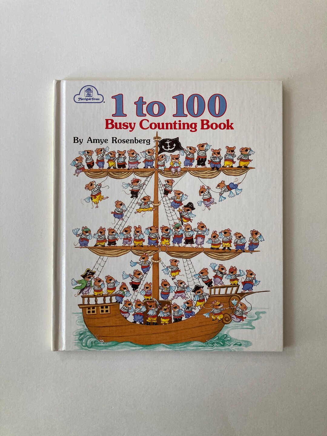 1 to 100 Busy Counting Book by Amye Rosenberg, 1988 Hardcover Book ...