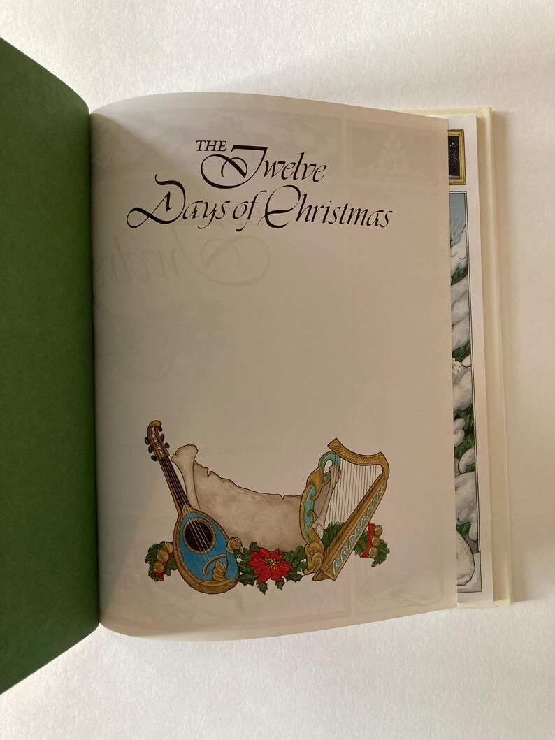 The Twelve Days of Christmas Illustrated by Jan Brett, 1989 Hardcover ...