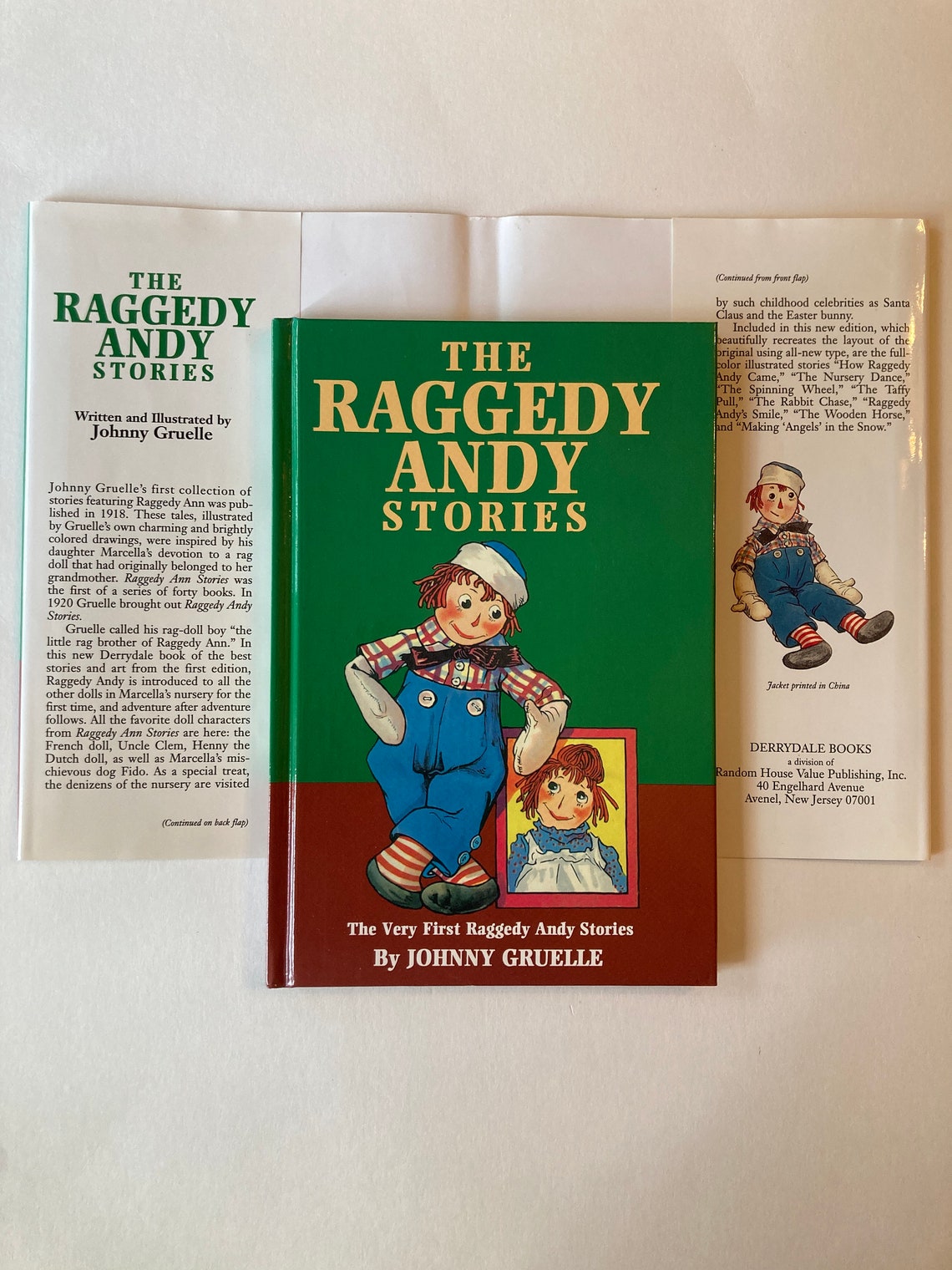 1996 Reprint the Raggedy Andy Stories by Johnny Gruelle, Hardcover With ...