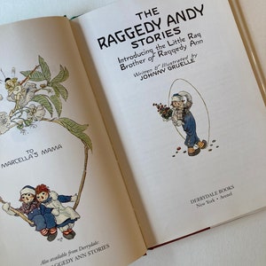1996 Reprint the Raggedy Andy Stories by Johnny Gruelle, Hardcover With ...