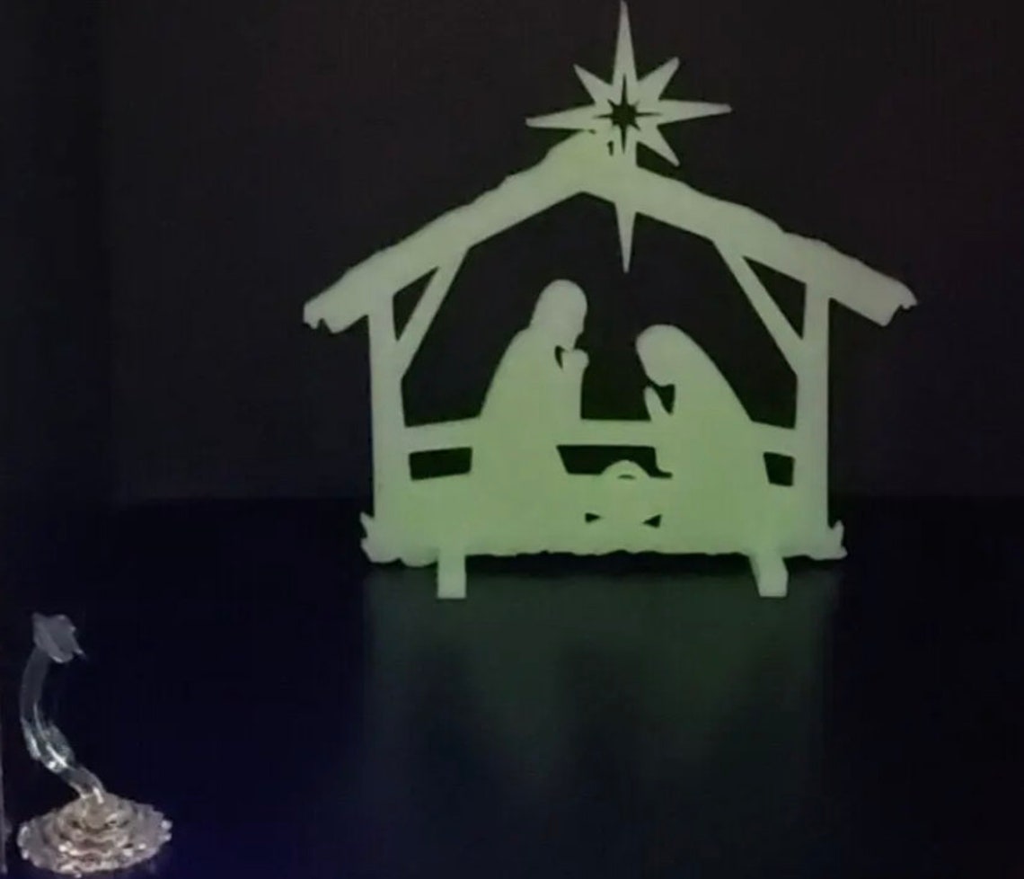 3D Printed Stand up Nativity Scene - Etsy
