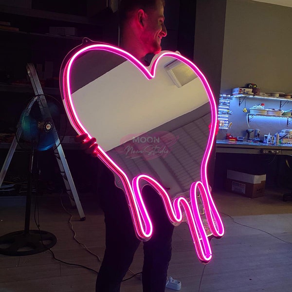 Neon Mirror - Etsy