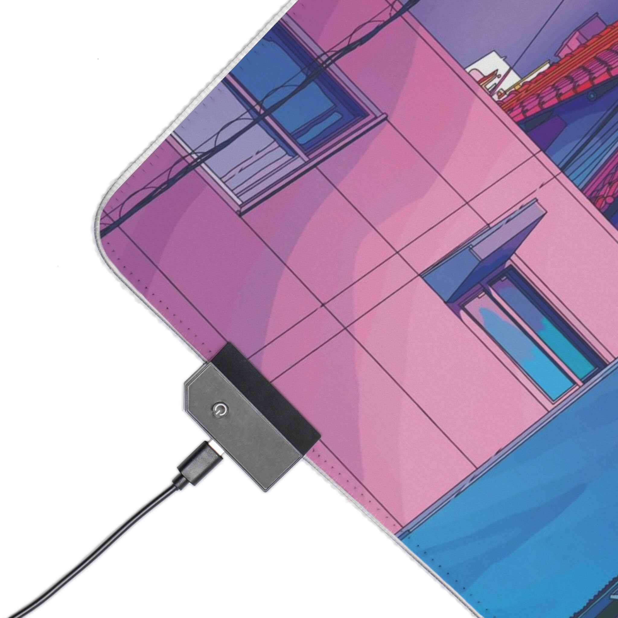 LED Cyberpunk Gaming Mouse Pad - Etsy