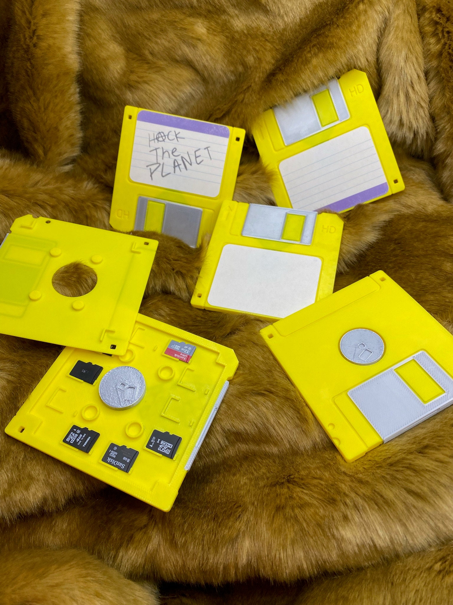 Floppy Disc Microsd Holder - Etsy