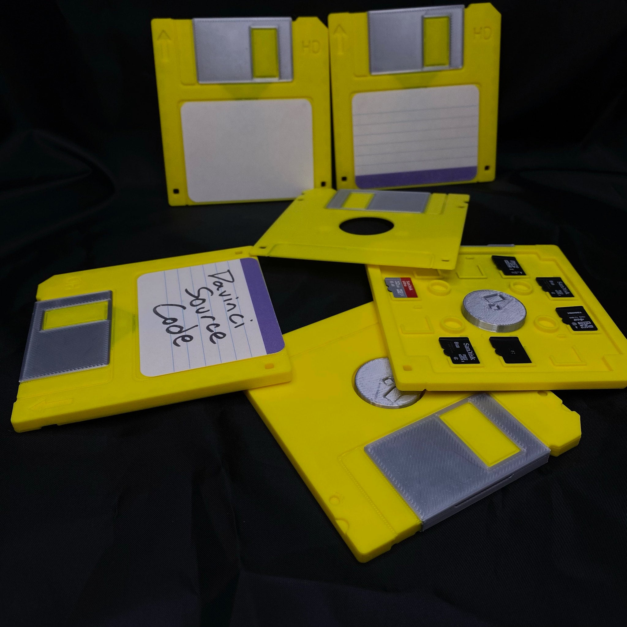 Floppy Disc Microsd Holder - Etsy