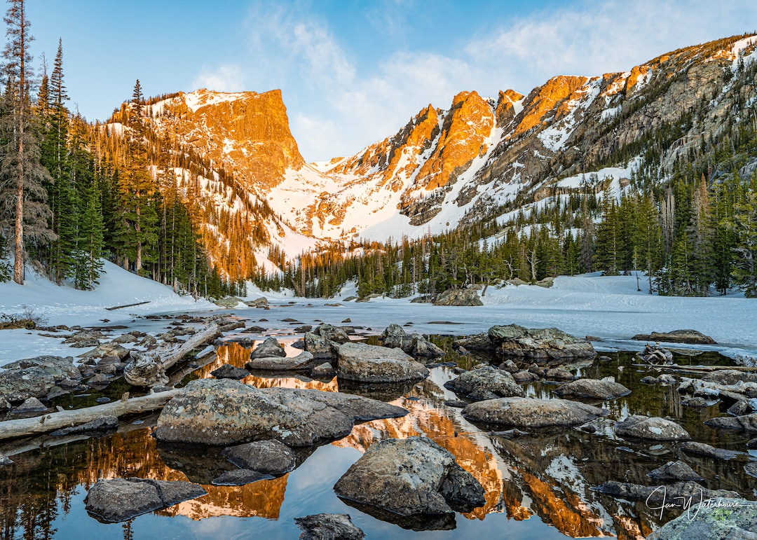 Dream Lake Spring Sunrise Fine Art Photo - Etsy