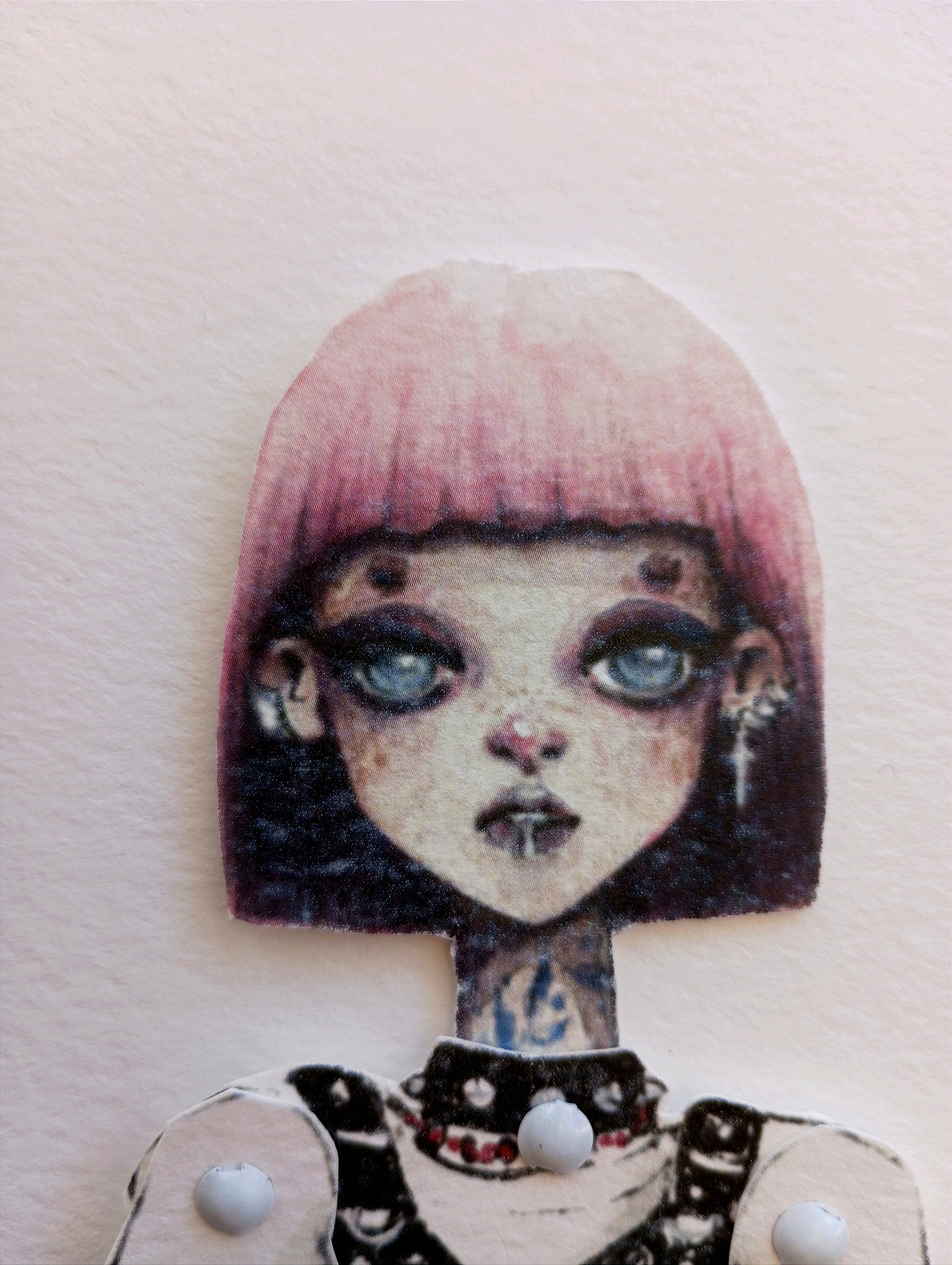 Articulated Paper Doll Prints Grunge Doll Mia With Two Outfits Instant ...