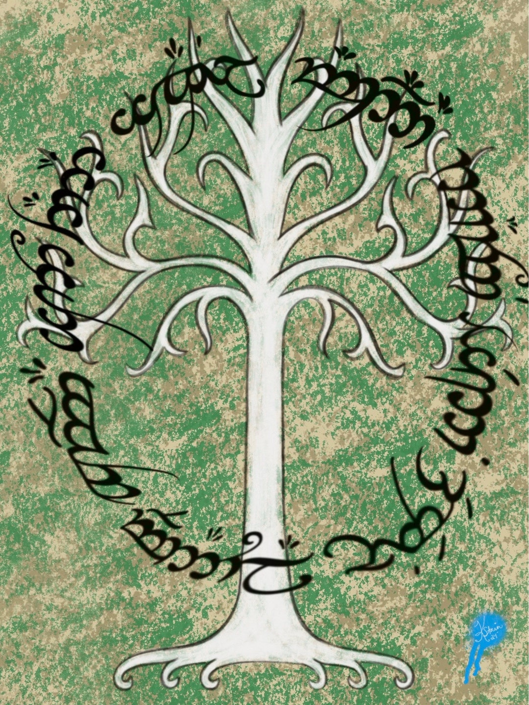 Customized Lord of the Rings Tree of Gondor - Etsy