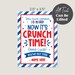 Crunch Time Tag | Good Luck Tag | Test Taking Tag | Encouragement ...