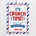 Crunch Time Tag | Good Luck Tag | Test Taking Tag | Encouragement ...