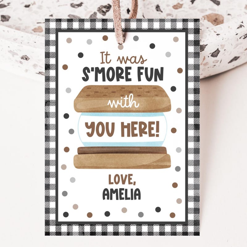 Smore Thank You Tags - Etsy