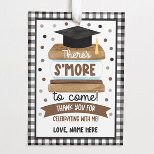 Graduation S'mores Thank You Tag | Graduation Thank You Tag | Smores ...