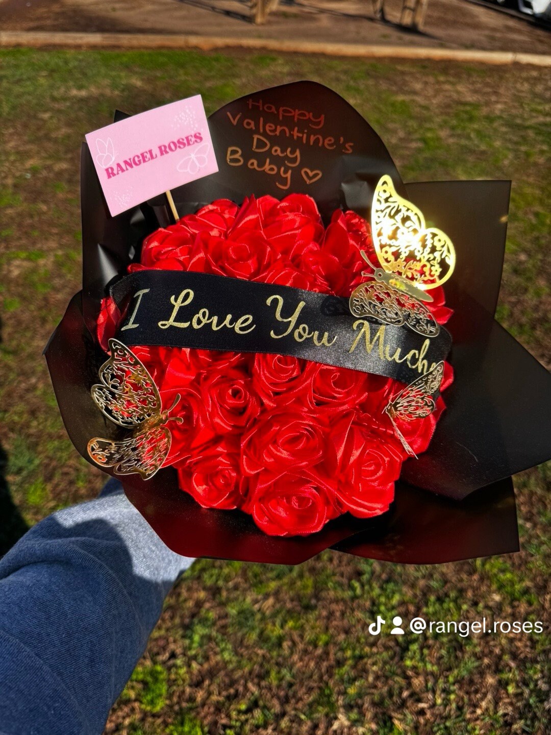 Ribbon/eternal Roses Bouquets - Etsy