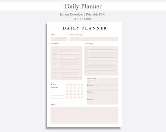 Chore List Productivity Planner Daily to Do List Goal Tracker - Etsy