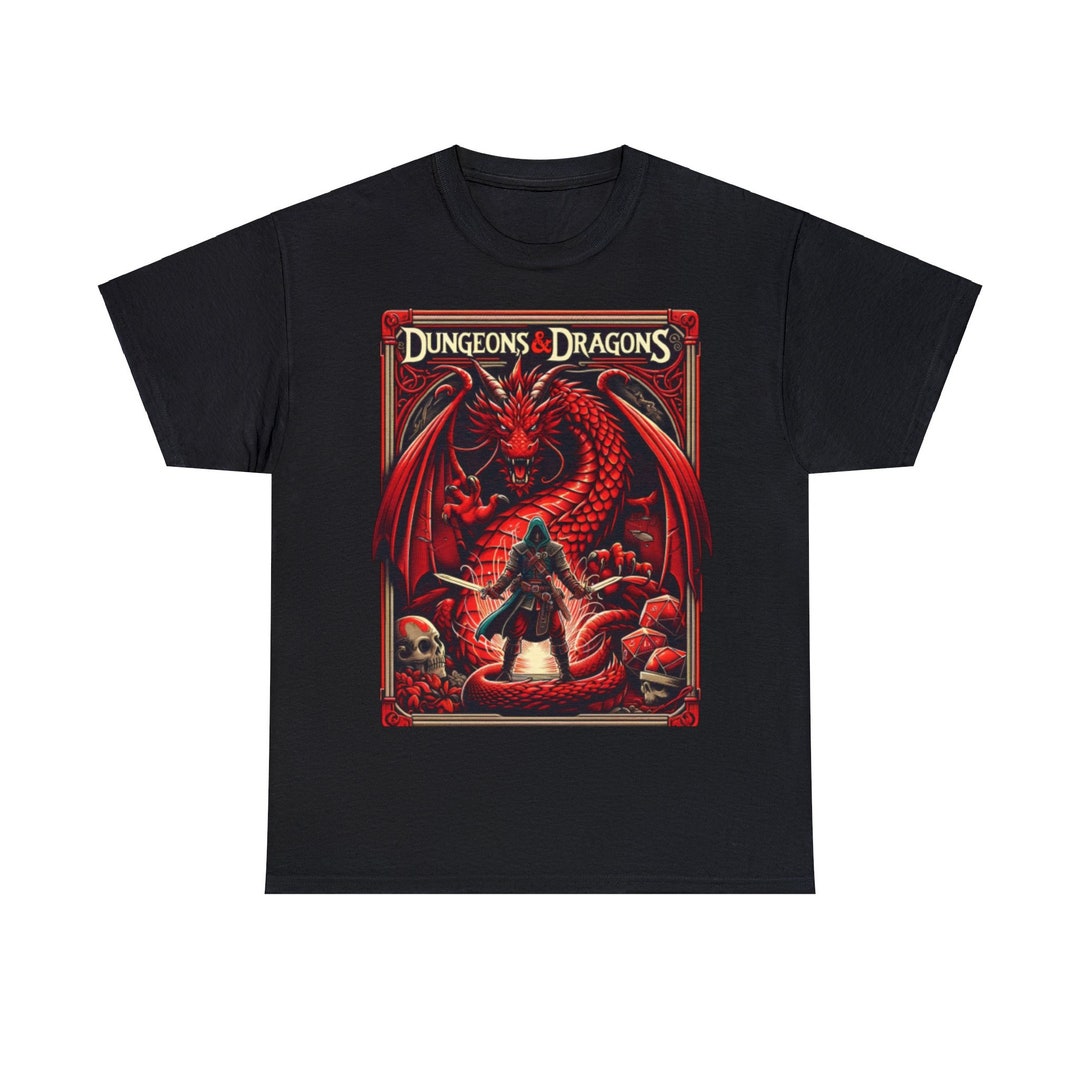 Geek T-shirt Dungeon and Dragons T-shirt Dnd T-shirt - Etsy