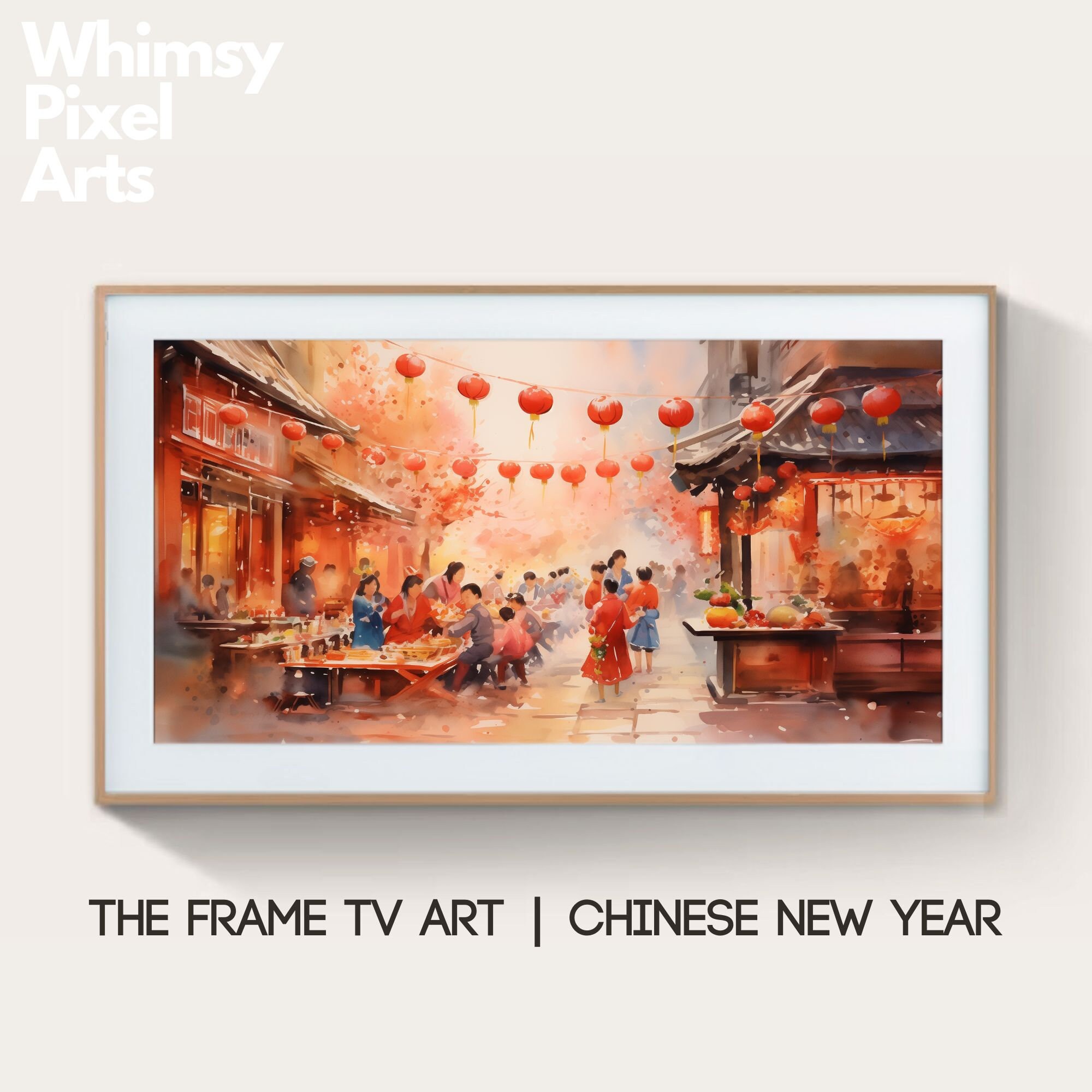 Chinese New Year Oil Painting