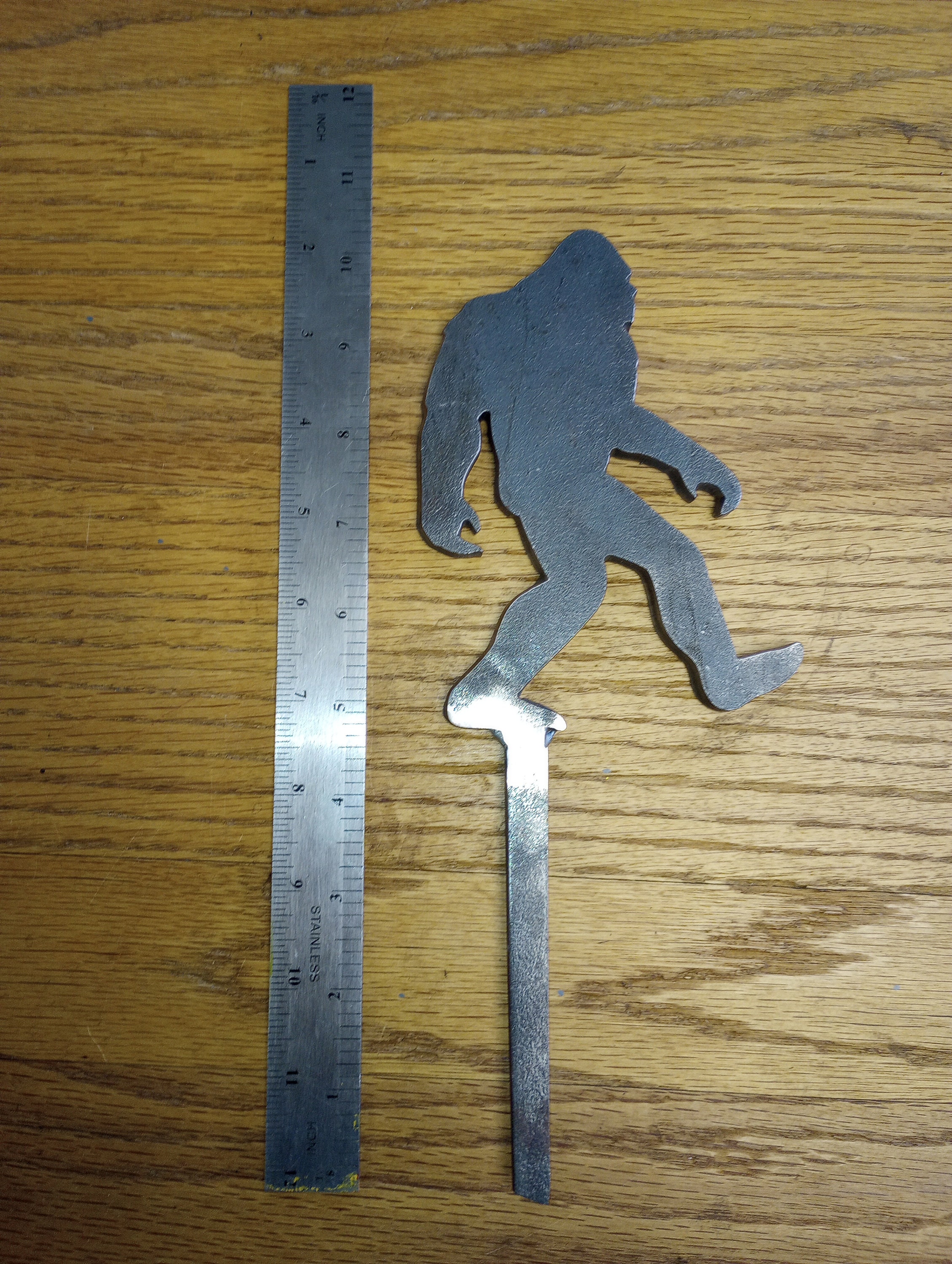 Sasquatch Yard Art Metal Bigfoot - Etsy