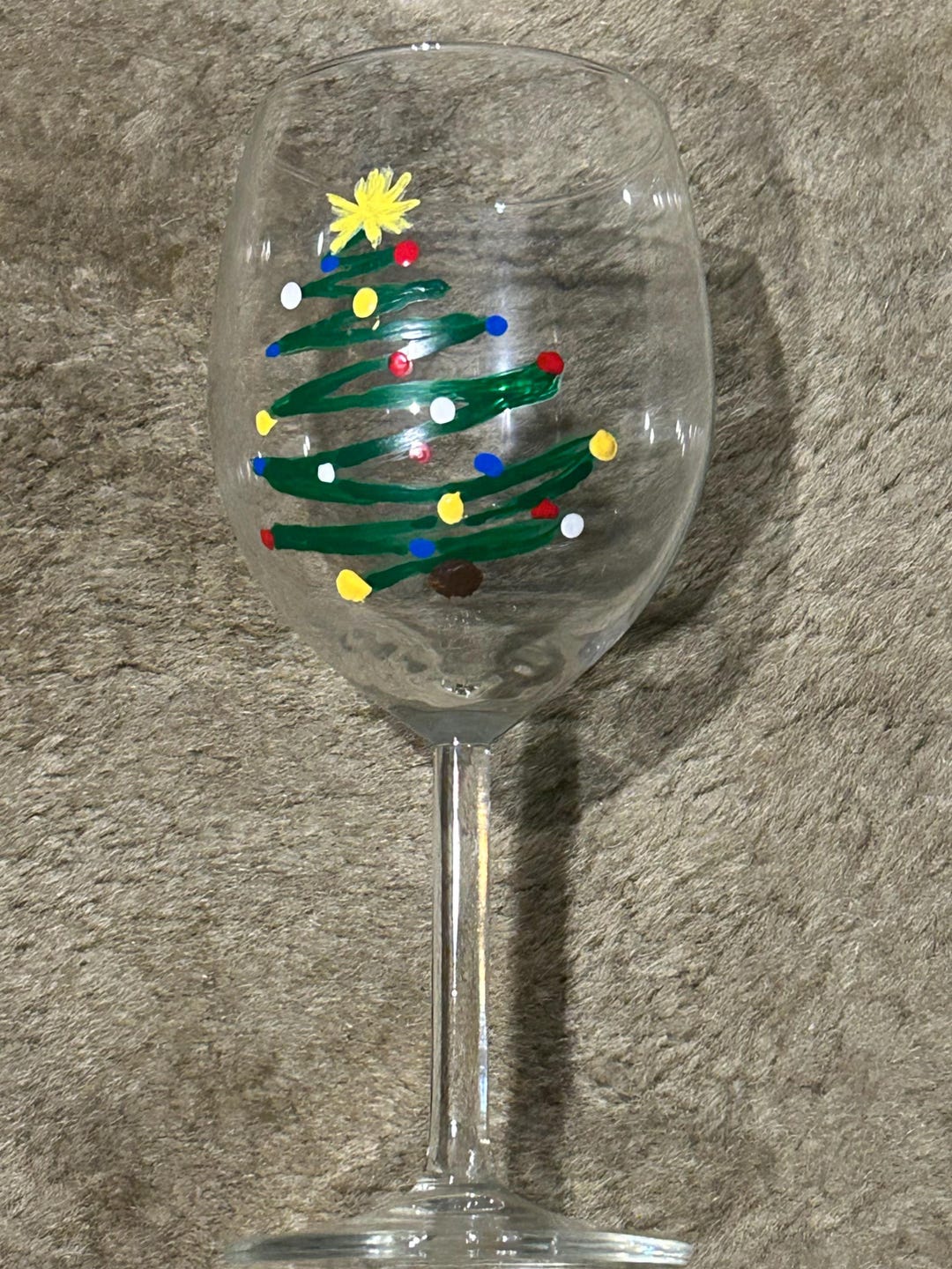 Modern Christmas Tree Wine Glasses - Etsy