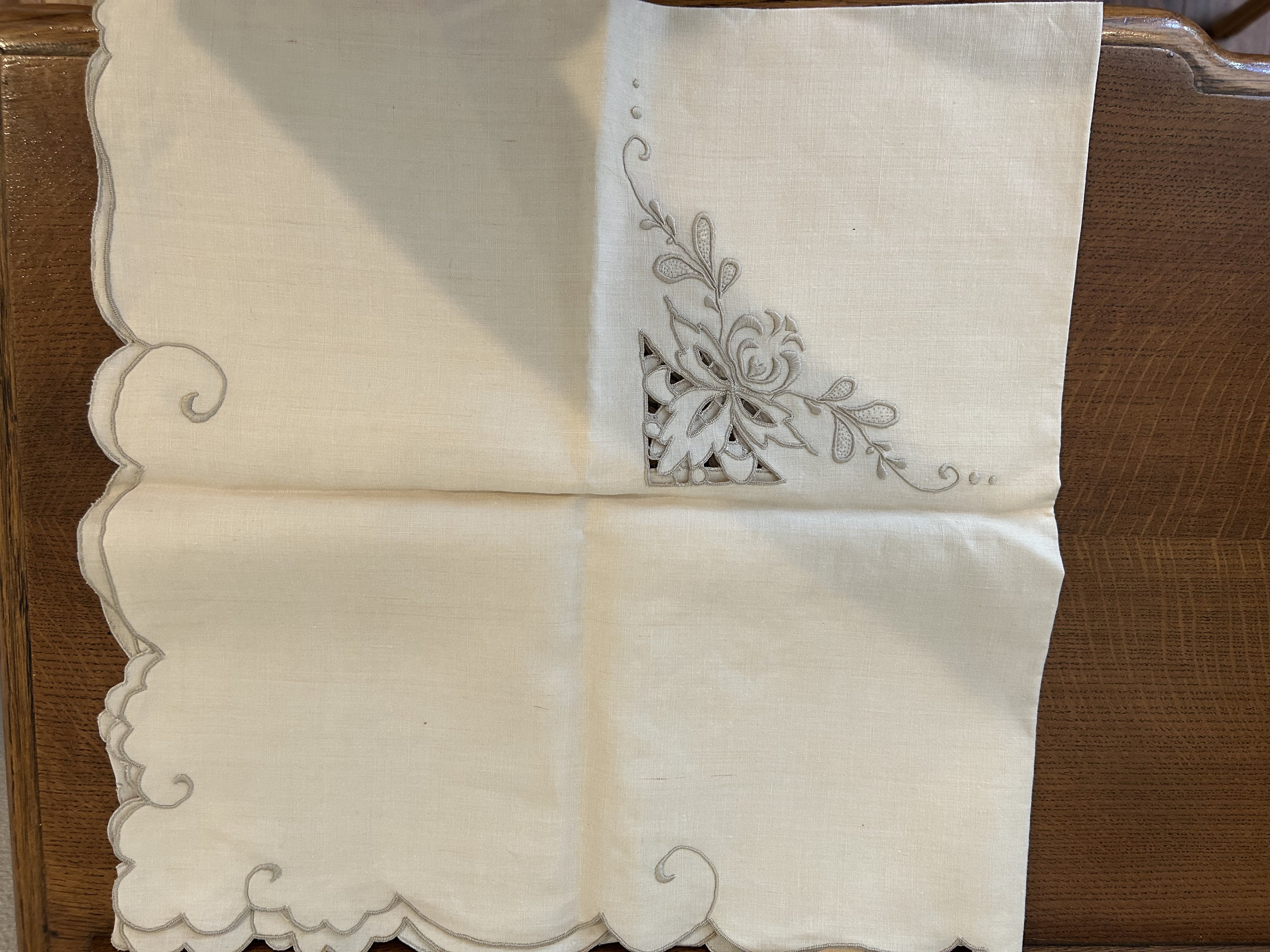 Vintage Bridge Set Table Linens - Etsy