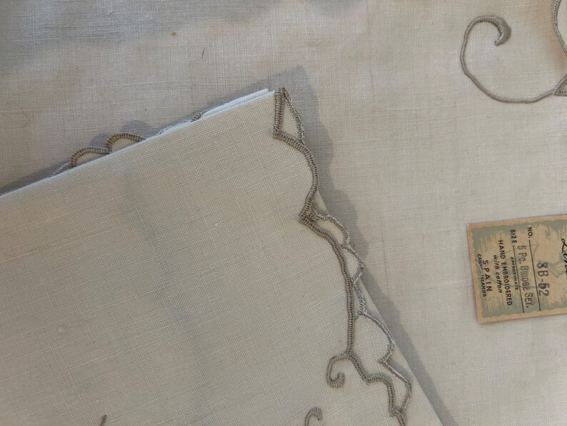 Vintage Bridge Set Table Linens - Etsy
