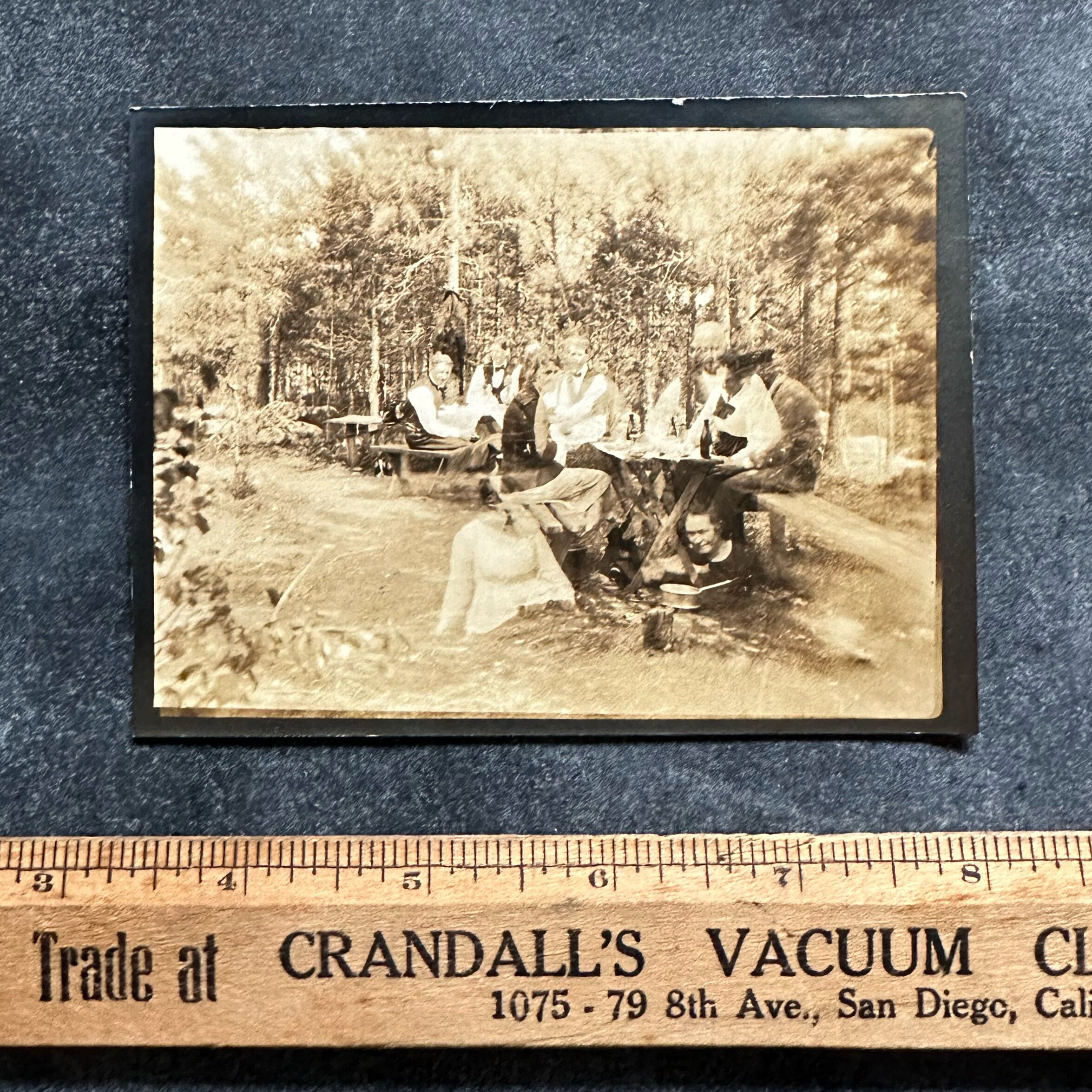 Unusual Antique Photograph / Double Exposure / Haunted Picnic ...
