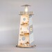 3-storey Modern Lighthouse Dollhouse With Lights and Furniture. 1:12 ...