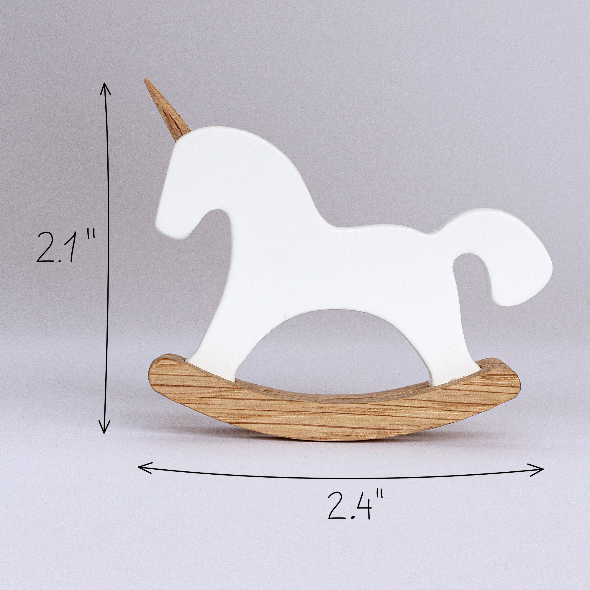 Miniature Rocking Unicorn for 1:12 Dollhouses. White Body - Etsy
