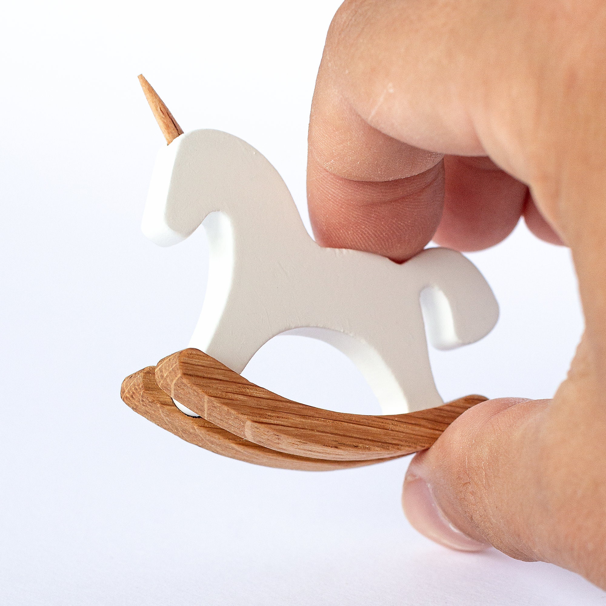Miniature Rocking Unicorn for 1:12 Dollhouses. White Body - Etsy
