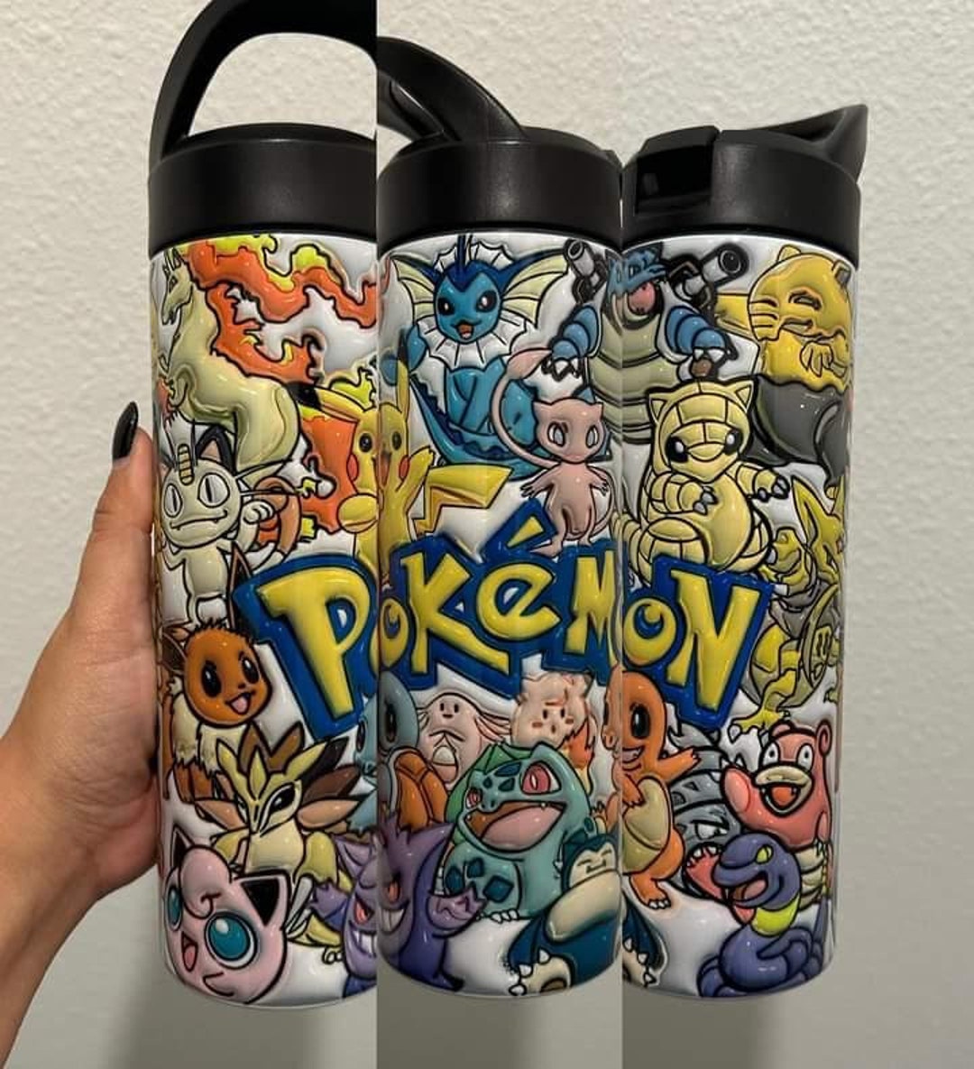 Pokémon Sports Water Bottle 20oz Skinny Tumbler Cup - Etsy