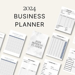 2024 Printable Business Planner - Etsy
