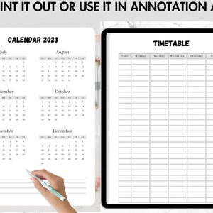 Editable Teacher Planner Printable 2023/2024 Calendar Canva Editable A4 ...