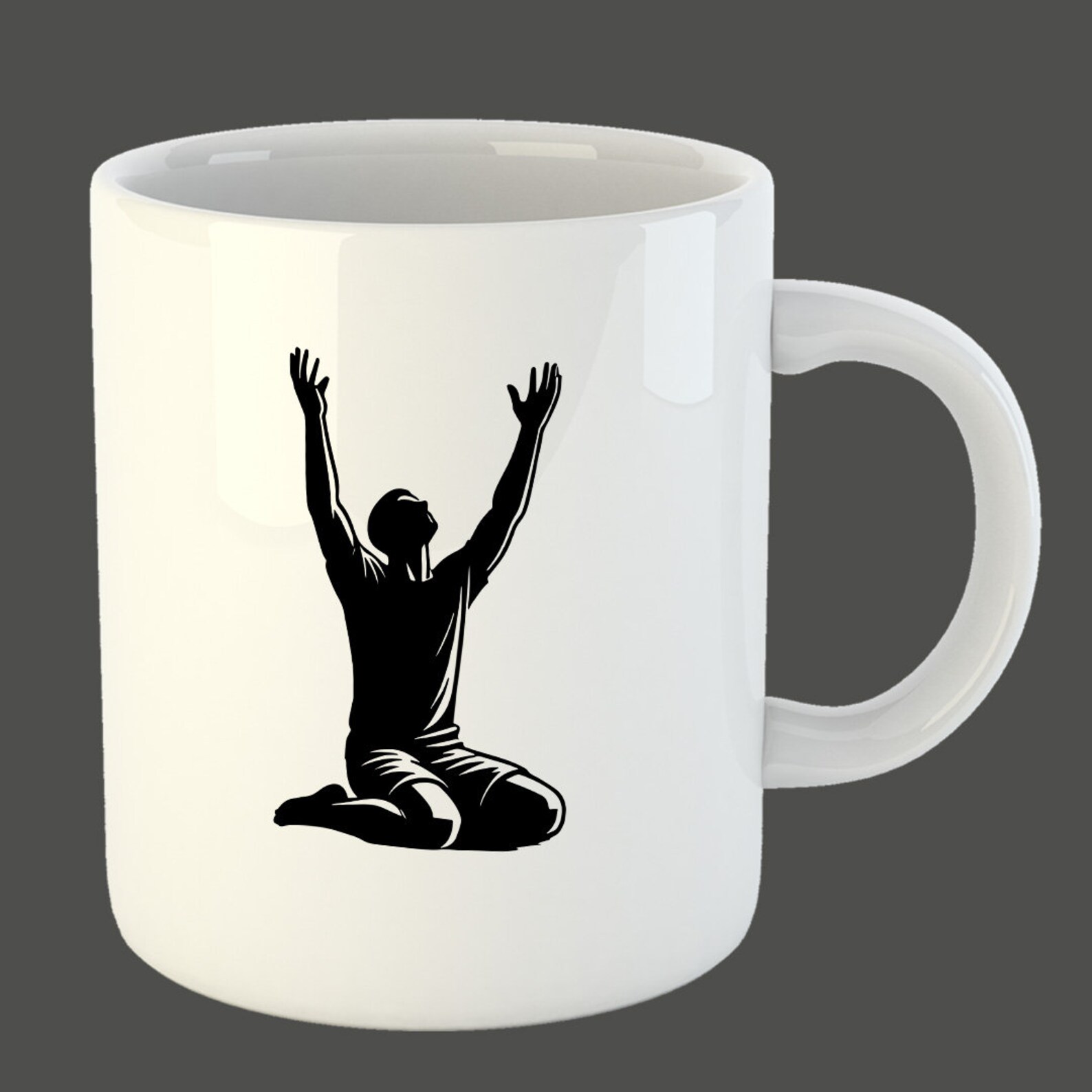 Praying Man Vector Art Spiritual and Inspirational Illustration - Etsy