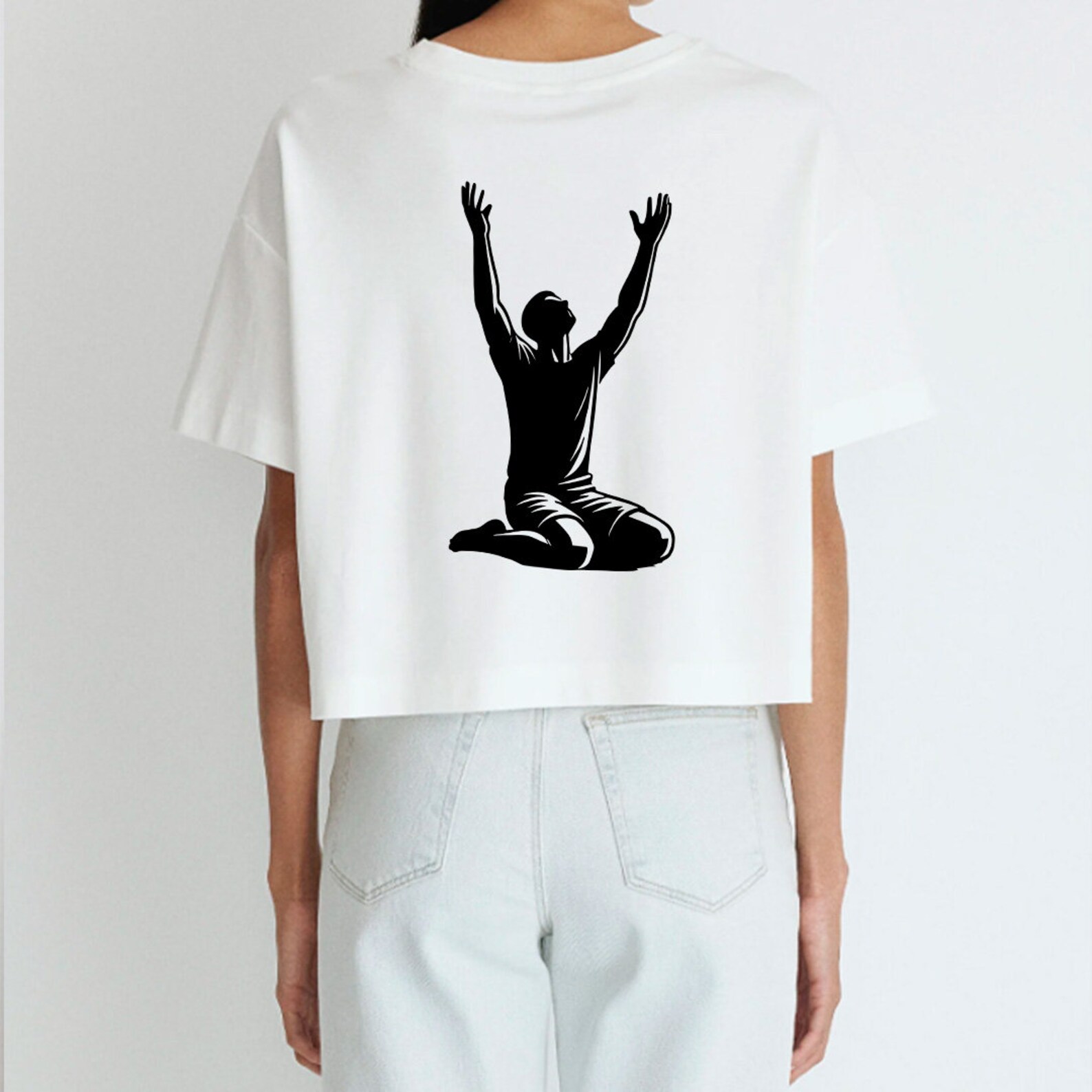 Praying Man Vector Art Spiritual and Inspirational Illustration - Etsy