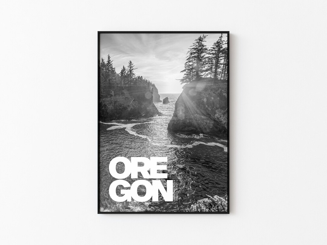 Oregon Art Oregon Print Oregon Poster Oregon Wall Art - Etsy